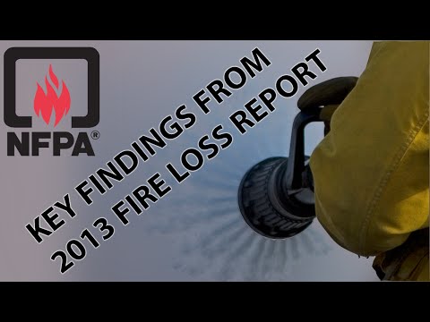 Three Key Findings from NFPA's 2013 Fire Loss Report