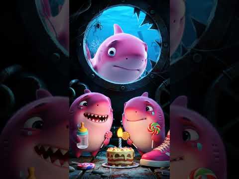 "Why did the baby shark cry on its birthday?" #cryingshark #shark #cartoon #ocean #shorts 🌊🦈