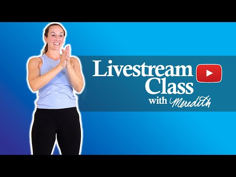 Senior Fitness Full Body Standing and Seated Dumbbells Workout | Livestream Class