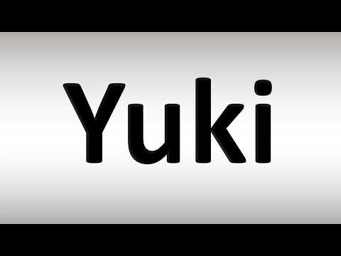 How to Pronounce Yuki