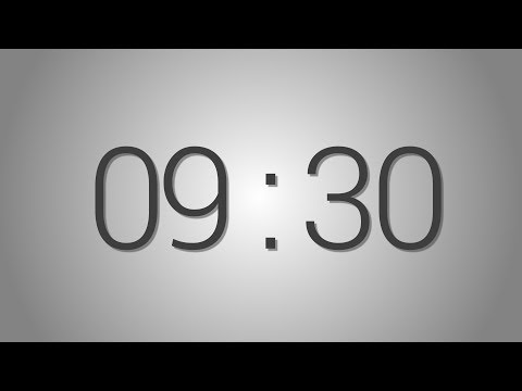 9 Minutes 30 seconds countdown Timer - Beep at the end | Simple Timer (nine min thirty sec)