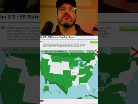 New PR on the USA map quiz! #geoguessr #educational #geography #gaming #twitch #geotuber