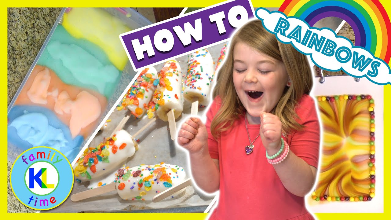 Fun Rainbow Activities For Kids | 3 Awesome Crafts (ROYGBIV)