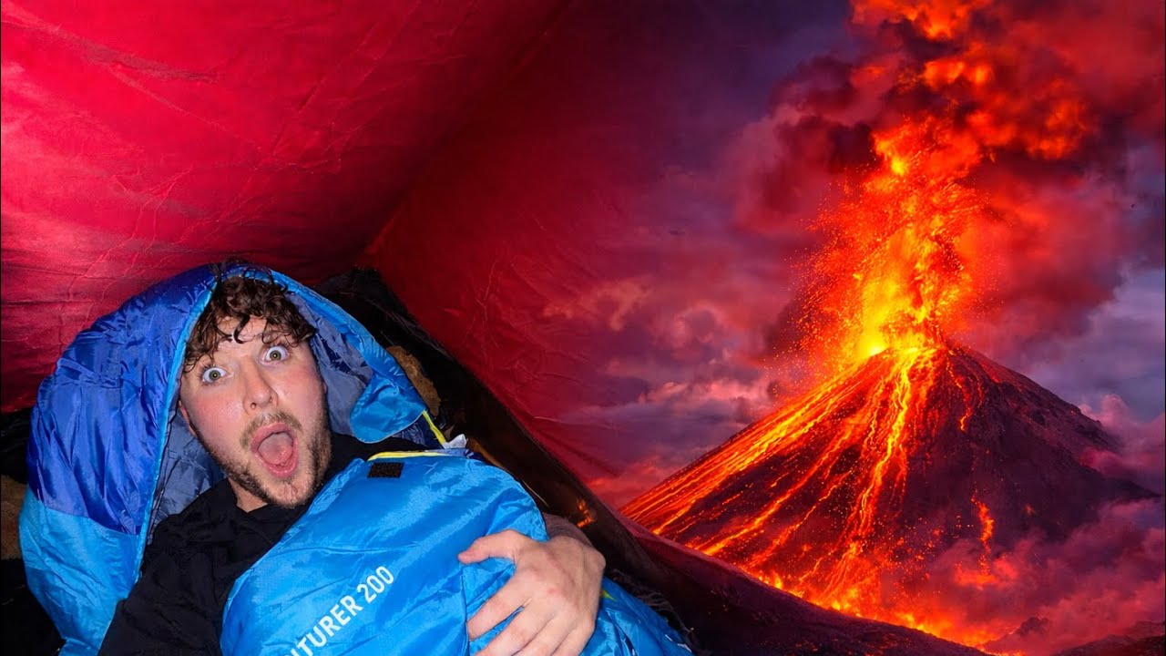 £50 Holiday Challenge… (I slept on a volcano)
