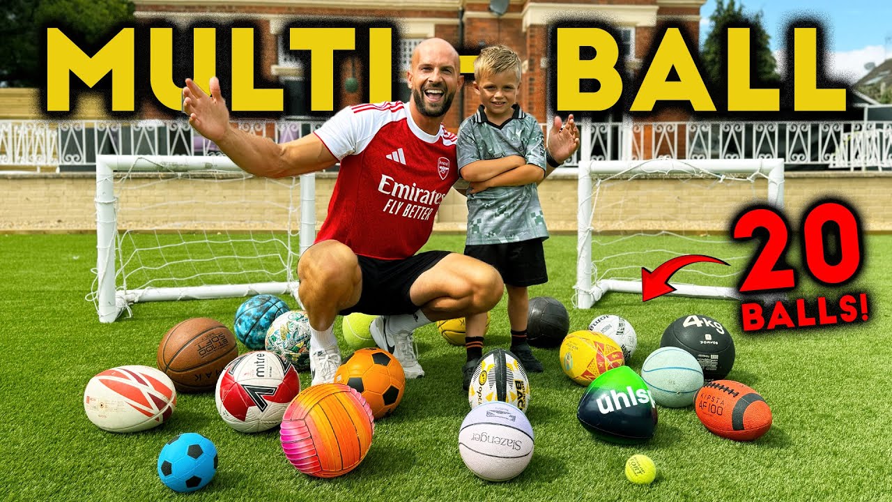 THE MULTI-BALL CHALLENGE - DAD VS SON!