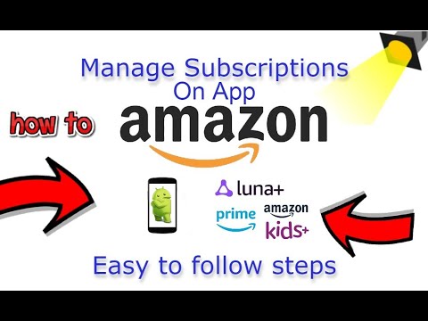 How To Manage Amazon Subscriptions On App