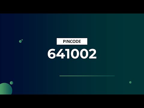 Pincode 641002 - rathinasabapathy puram & More