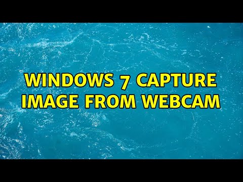 Windows 7 capture image from webcam (3 Solutions!!)