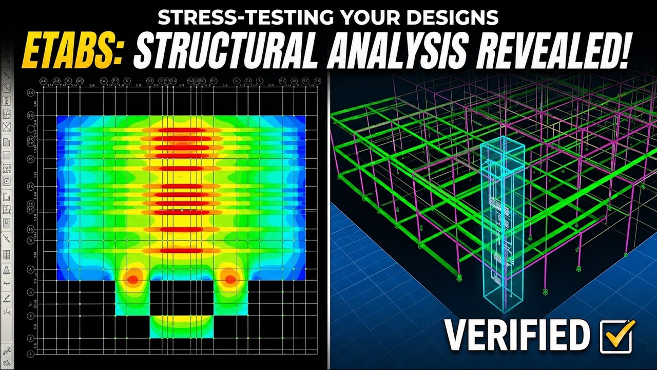 ETABS Analysis and Design of a Structural Frame (Step-by-Step)