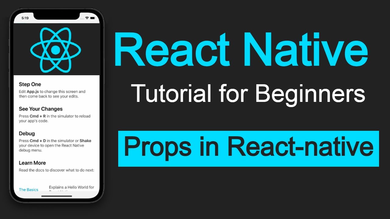 React Native tutorial #10 Props in react native