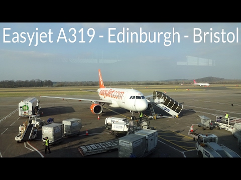 Easyjet A319 - Bristol to Edinburgh - Full Flight