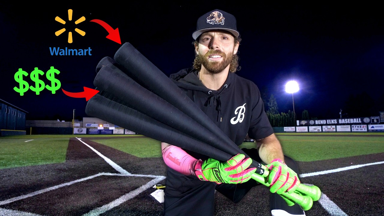 BLIND Baseball Bat Test | $350 BBCOR Bats vs. Walmart BBCOR Bats