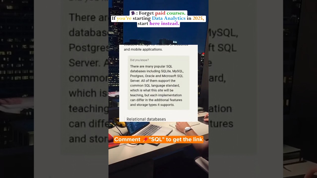 Forget Paid SQL Courses – Try This Free Hack Instead