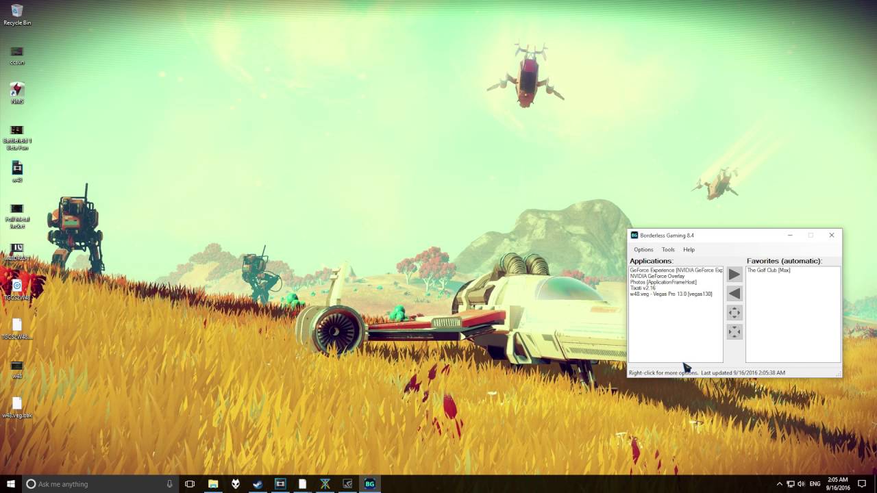 TGC   Borderless Gaming Tutorial