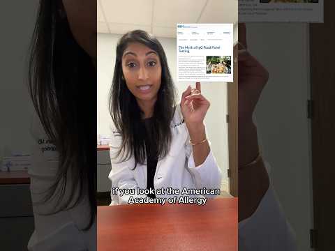 #Food sensitivity test are they worth it? Dr. Savjani shares the myth of IgG Food Panel Testing.