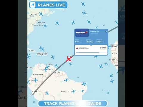 Live flight tracker L1 23-10-2023
