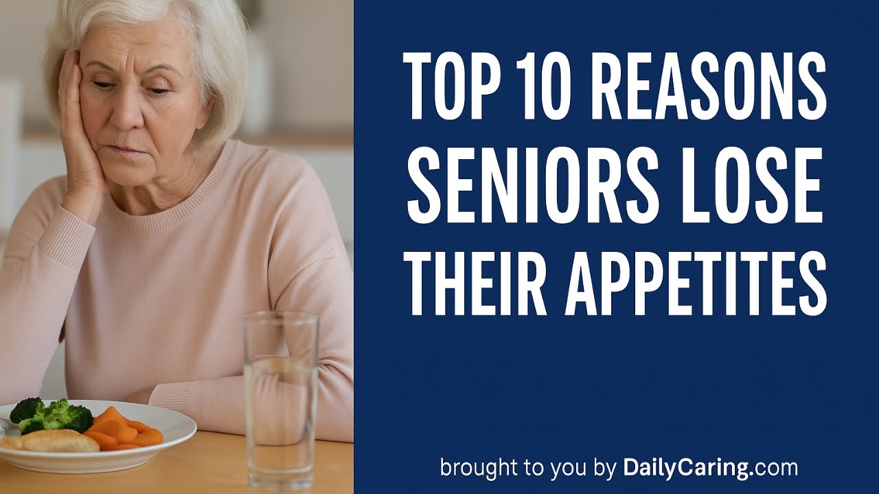 10 Reasons Why Seniors Lose Their Appetite