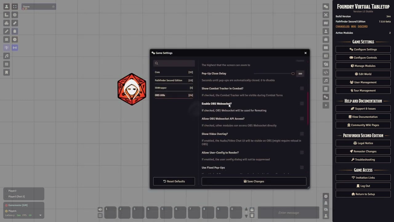 OBS Utils - OBS Remote Control