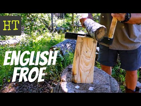 Using An English Froe