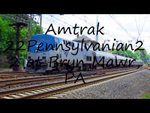 How to pronounce Amtrak 22Pennsylvanian22 at Bryn Mawr, PA in Welsh?