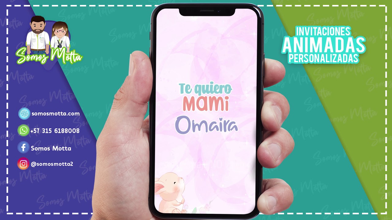 TARJETA FELICITACIONES PARA EL DÍA DE LA MADRE #somosMotta #mottainvitacion