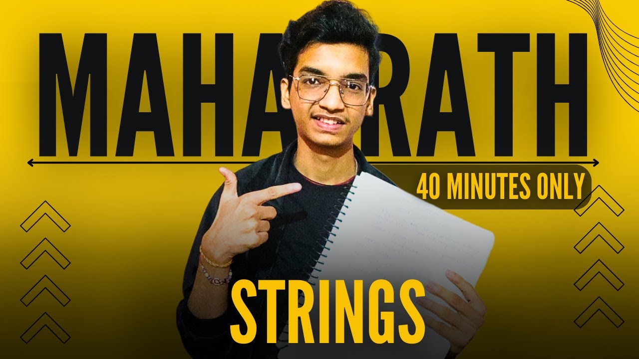 NCERT Class 11 Computer Science Chapter 8 STRINGS | Class 11 Computer Science Notes