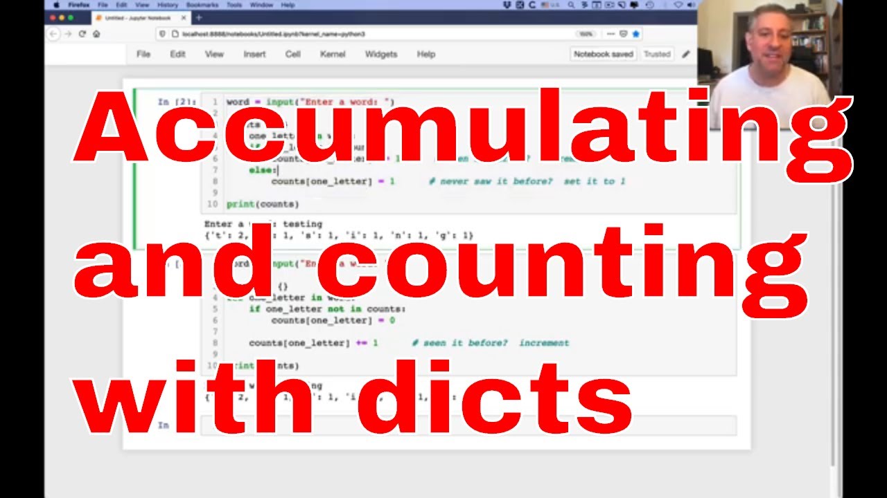 Accumulating with Python dictionaries