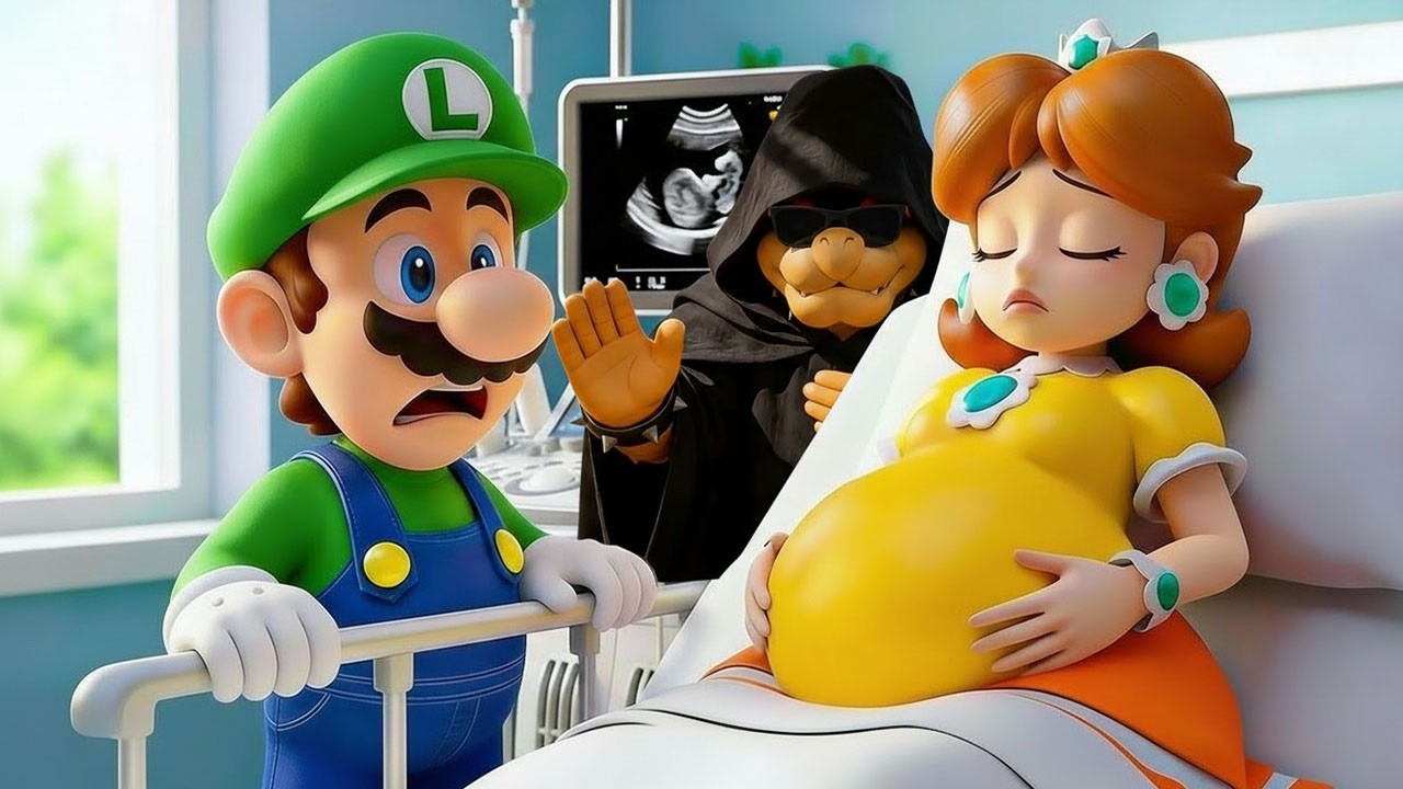 Daisy’s Pregnancy Shock… But She’s fading, can’t survive 🍄😨 Super mario vs Bowser Figh Odyssey Story