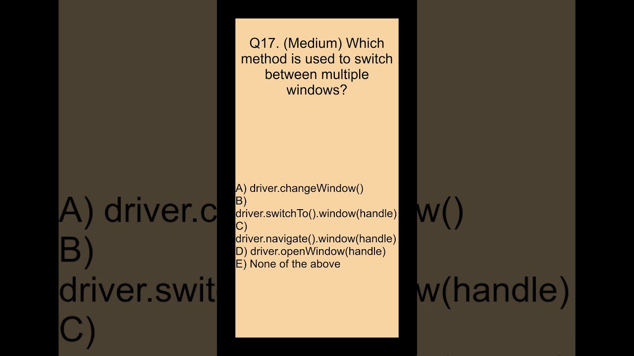 Selenium with Java – Topic 6: Exception Handling + 3 MCQ Questions | QA Automation