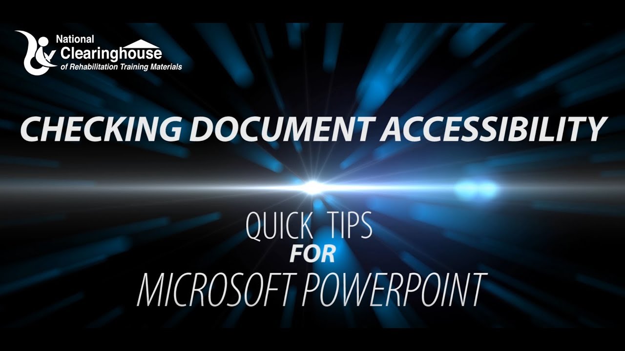 Checking Document Accessibility in PowerPoint
