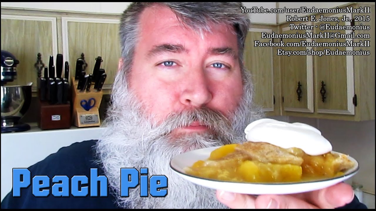 How To Make PEACH PIE - Day 16,700