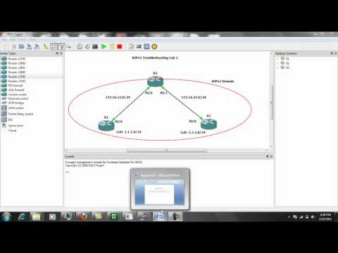 Routing Information Protocol RIPv2 Troubleshooting Lab 1