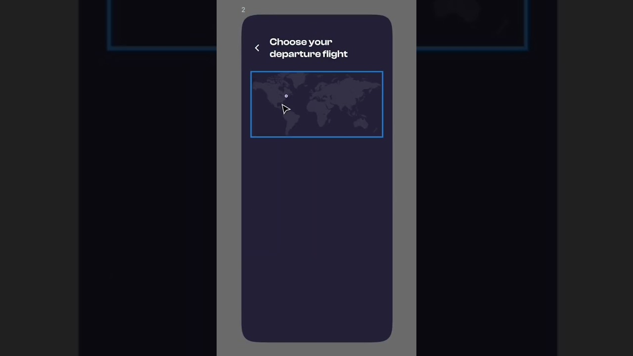 Airline Ticket App UI Concept ✈️ Follow for part 2 😁 #shorts