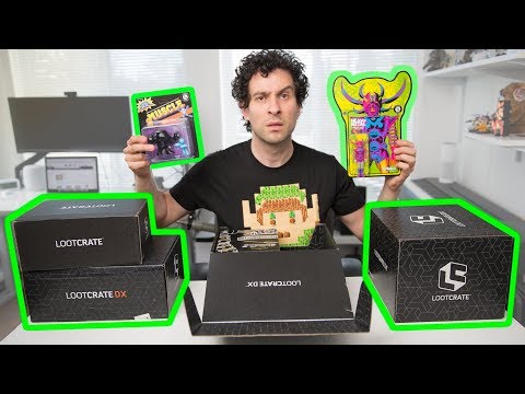 Disappointed! | LootCrate DX review & unboxing