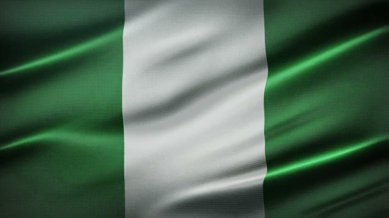 🚩Nigeria Flag Waving  | GREEN SCREEN & CHROMA MATTE🚩