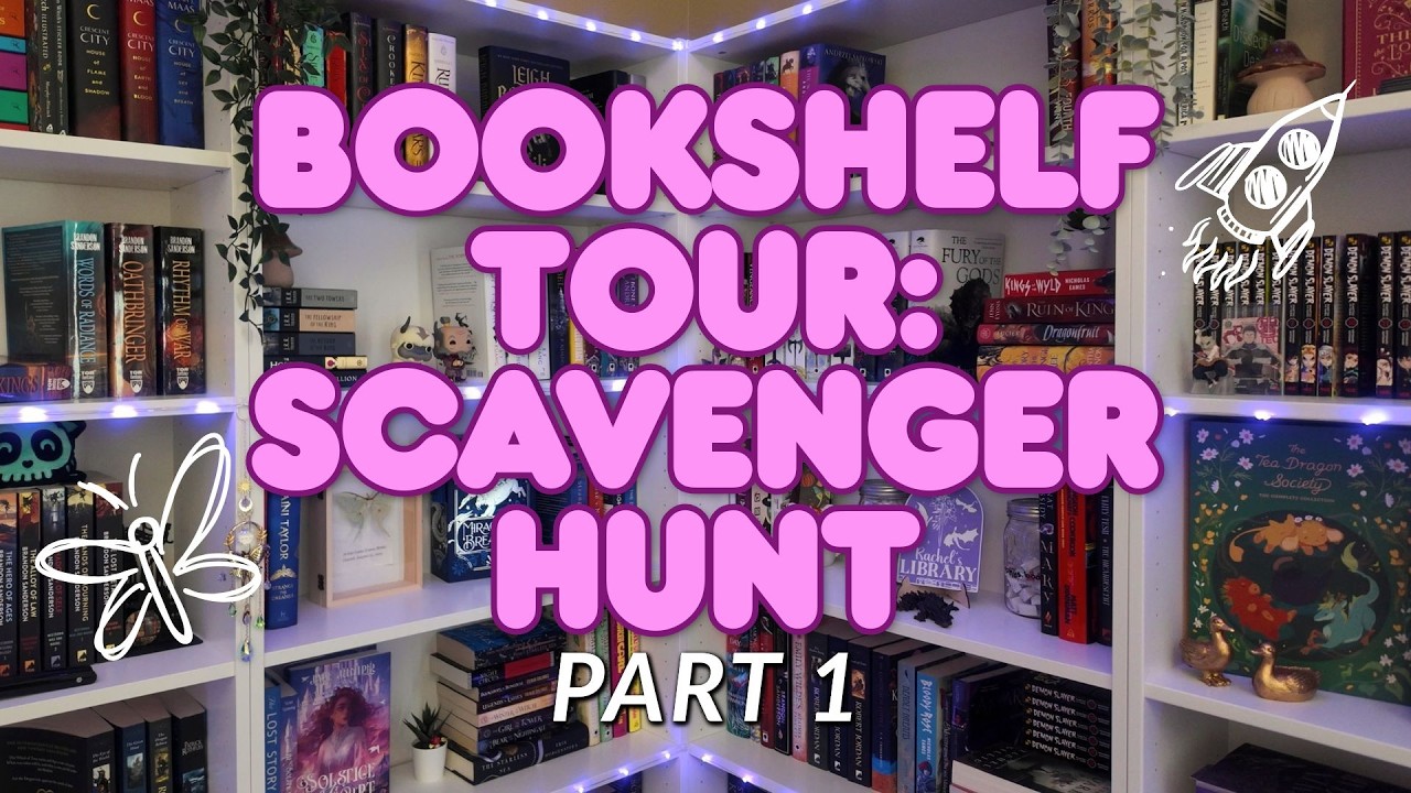 BOOK SHELF SCAVENGER HUNT - part 1