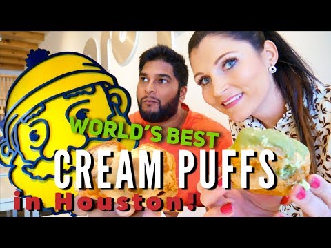 World's Best CREAM PUFFS in HOUSTON (Beard Papa's)