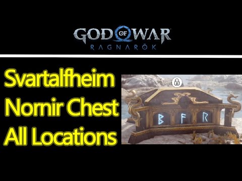 God of War Ragnarok Svartalfheim nornir chest locations guide 10 of ten 100 percent walkthrough