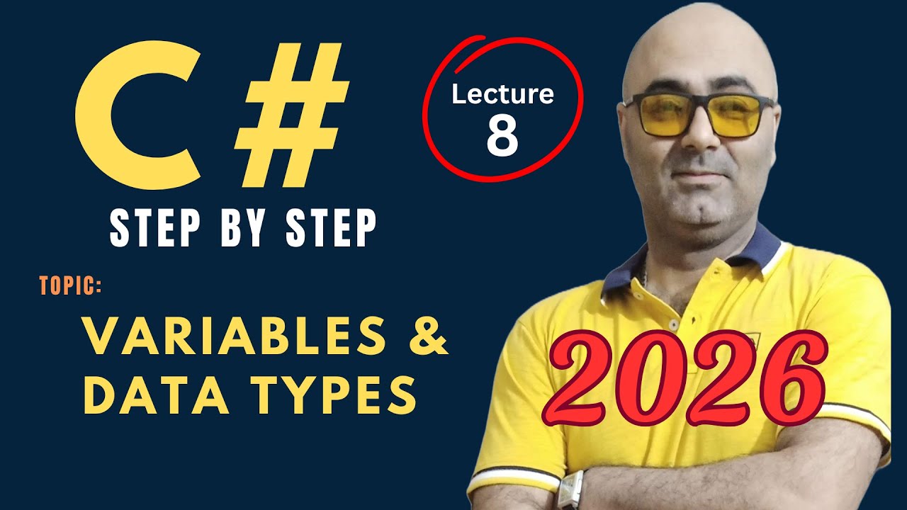 C# Data types and Variables – Beginner Friendly Tutorial –  Csharp programming 2026