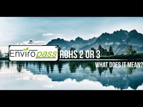 RoHS 2 or 3?