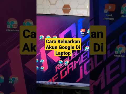 Cara Keluarkan Akun Google Dari Laptop