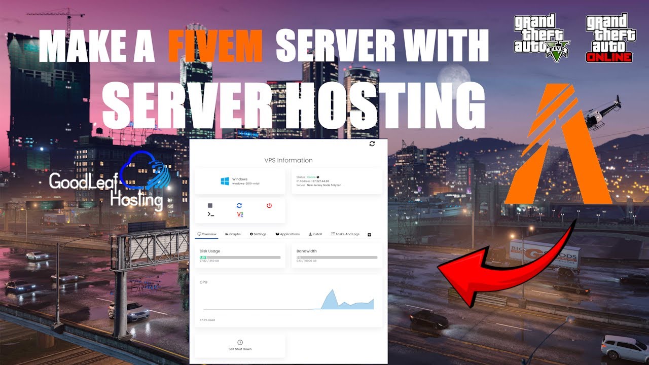 How to setup a FiveM Server with a Server Host 2025 | Windows VPS | GoodLeaf Hosting