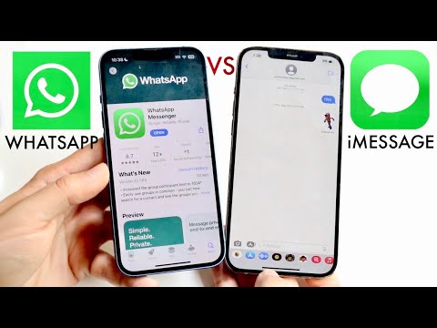 WhatsApp Vs iMessage! (Which Should You Use?)