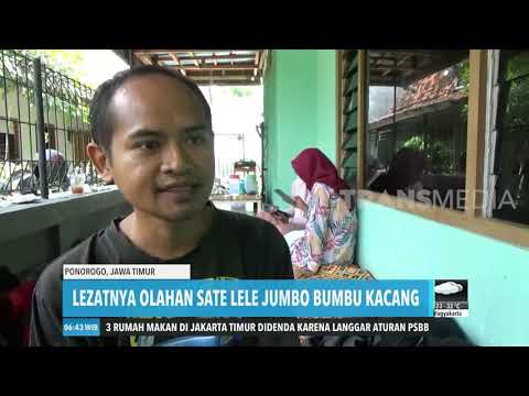 Lezatnya Olahan Sate Lele Jumbo Bumbu Kacang | REDAKSI PAGI (19/05/20)