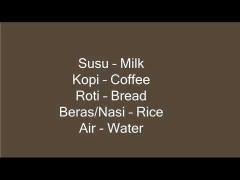 Words in Malay