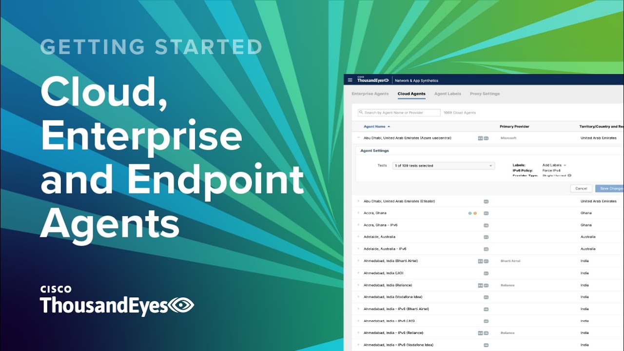 Getting Started: Cloud, Enterprise, and Endpoint Agents