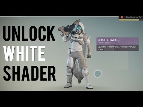 Unlock White Stormtrooper Armor in Destiny (Chatterwhite Shader)