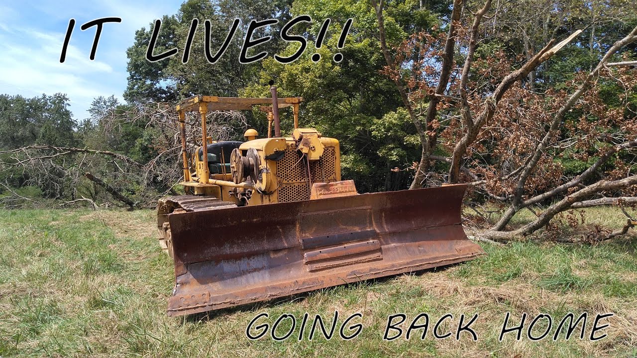 Cat D7 3T First start in 6 Years. Old Start and Operate!
