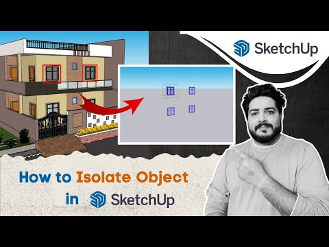 Learn How to isolate object in SketchUp | Hide Rest of Model DeepakVerma dp - Mind Luster