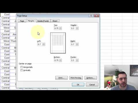 How to Center Worksheets Both Horizontally and Vertically in Excel